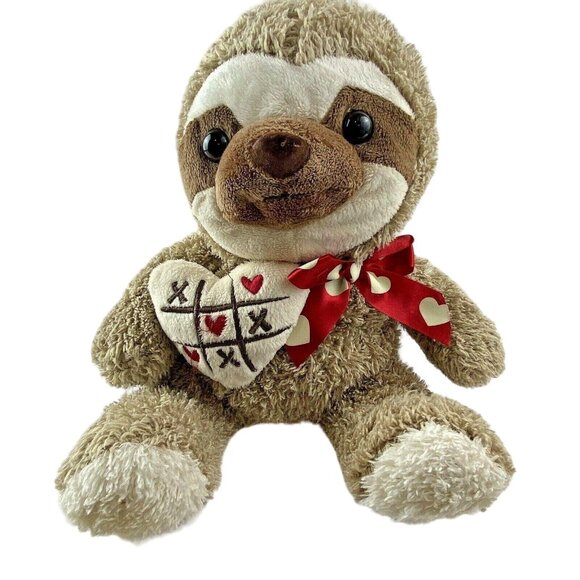 Dan Dee | Toys | Dan Dee Sloth Tic Tac Toe Hearts Plush Stuffed Animal ...